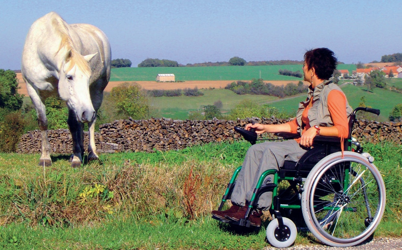 Minotor 2.1 Benoît Systemes motorisation pour fauteuil roulant - Vimédis